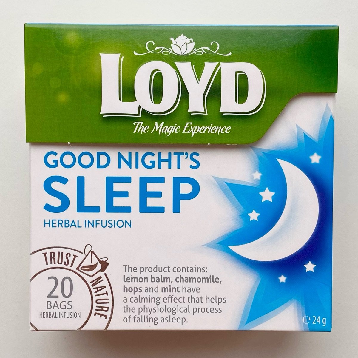 Good Night’s Sleep Herbal Infusion from Loyd - Vegan Product Reviews & Ratings | abillion