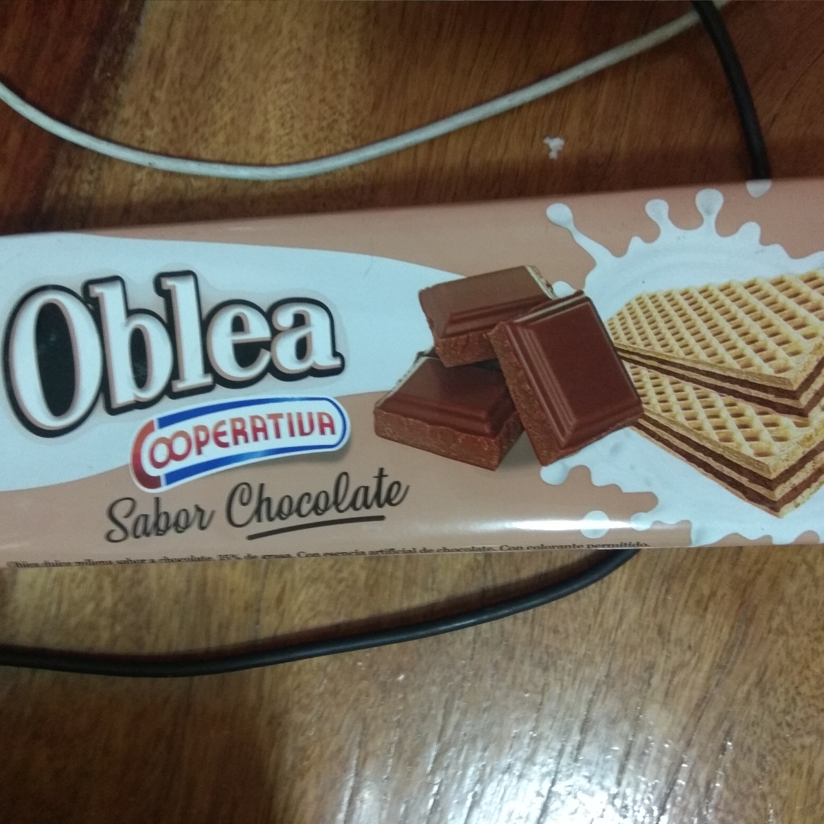 Oblea Sabor Chocolate from Cooperativa obrera - Vegan Product Reviews ...
