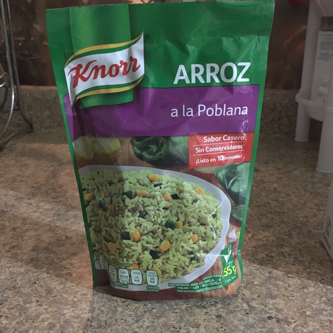 Arroz a la poblana instantáneo from Knorr - Vegan Product Reviews ...