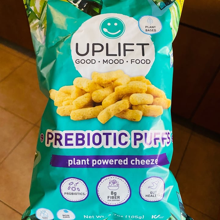 Uplift Prebiotic Puffs - Plant Powered Cheeze Review | abillion