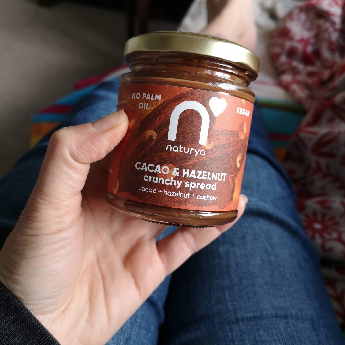 Cacao & Hazelnut crunchy spread from Naturya - Vegan Product Reviews ...