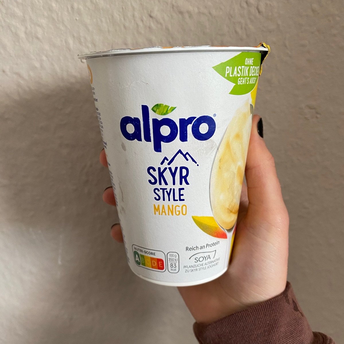 Mango Soya Skyr Style High Protein from Alpro - Vegan Product Reviews ...