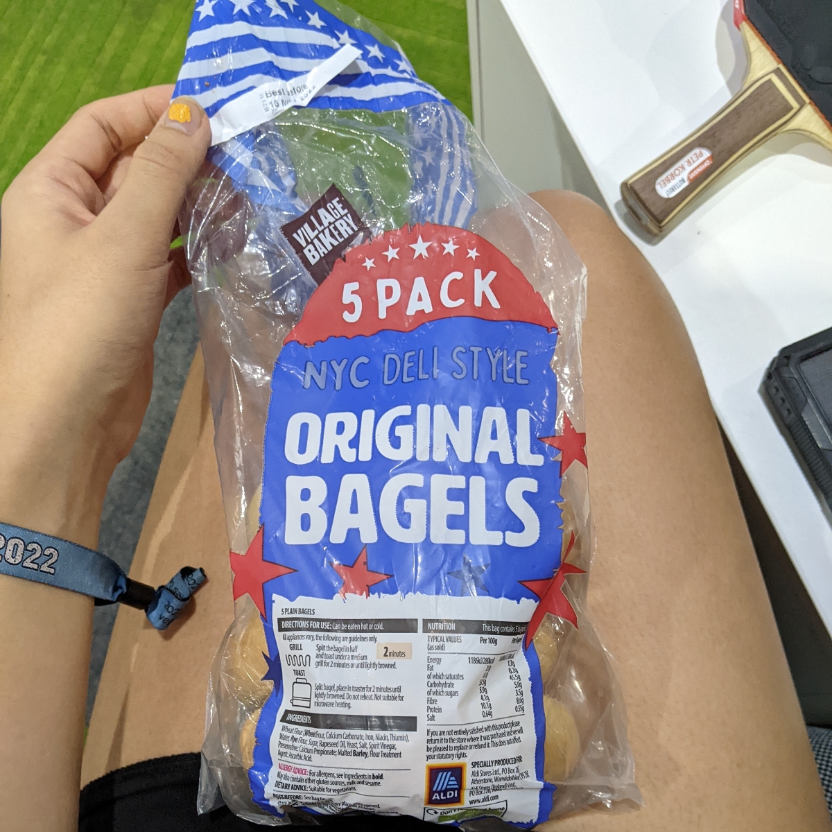 5 Pack NYC Deli Style Original Bagels from Village bakery - Vegan ...