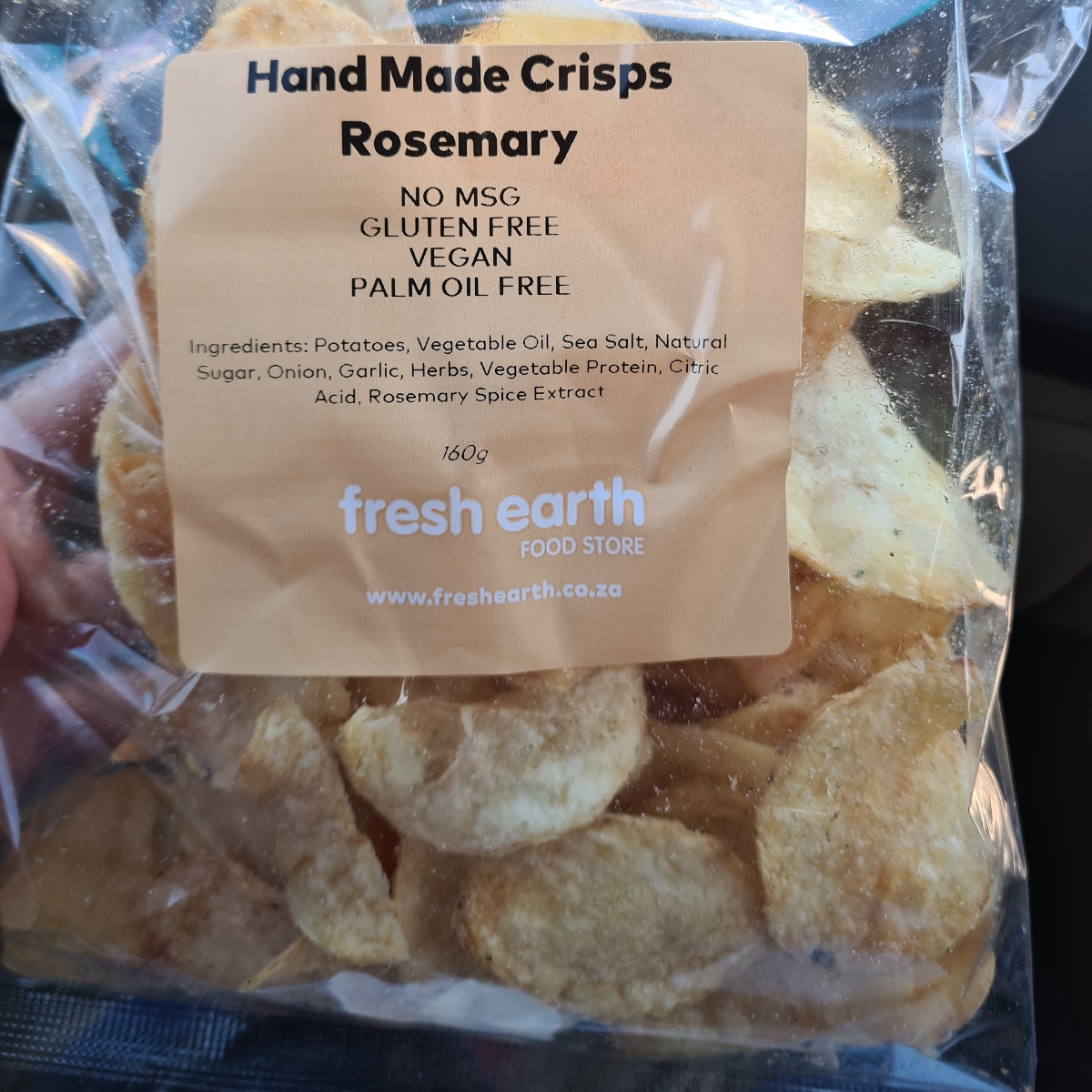 Hand Made Crisps Rosemary from Fresh Earth Food Store - Vegan Product ...