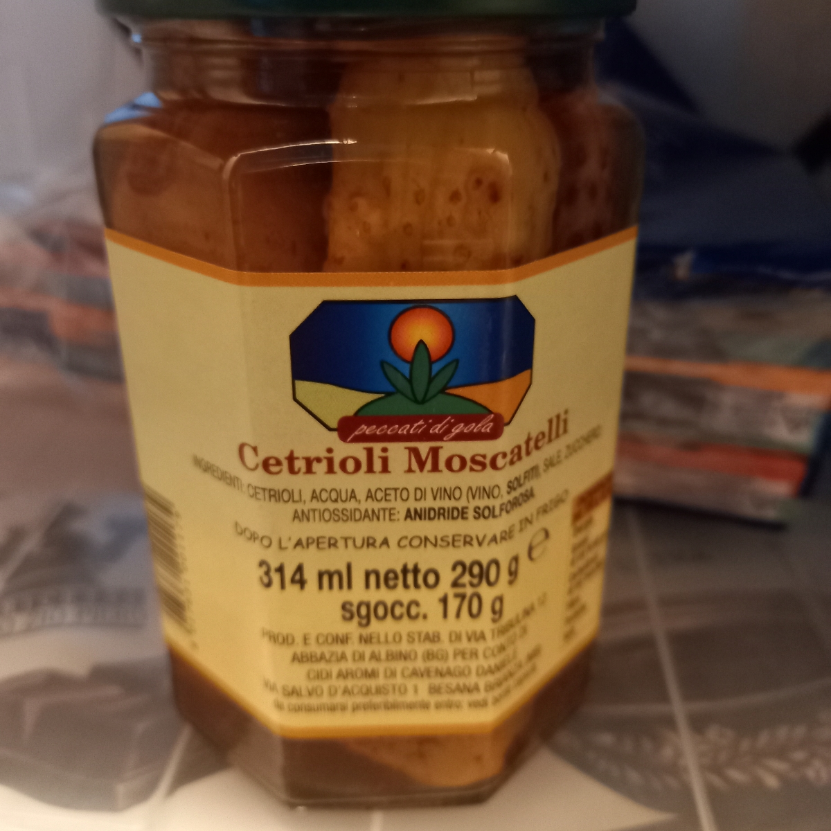 Cetriolini moscatelli from Peccati di gola - Vegan Product Reviews ...