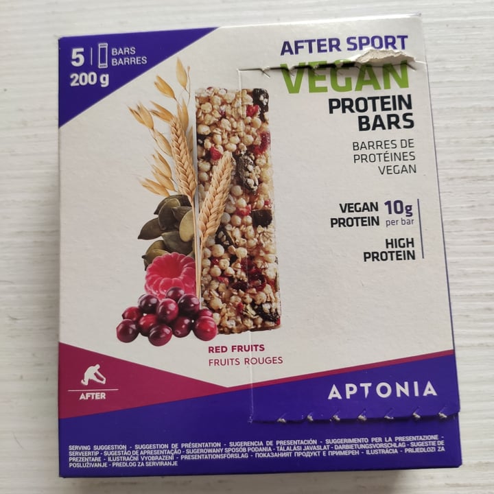 Aptonia Protein bar with red fruits Review | abillion