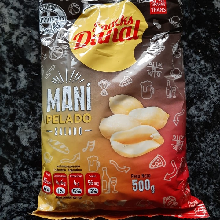Snacks Danal maní pelado salado Review | abillion