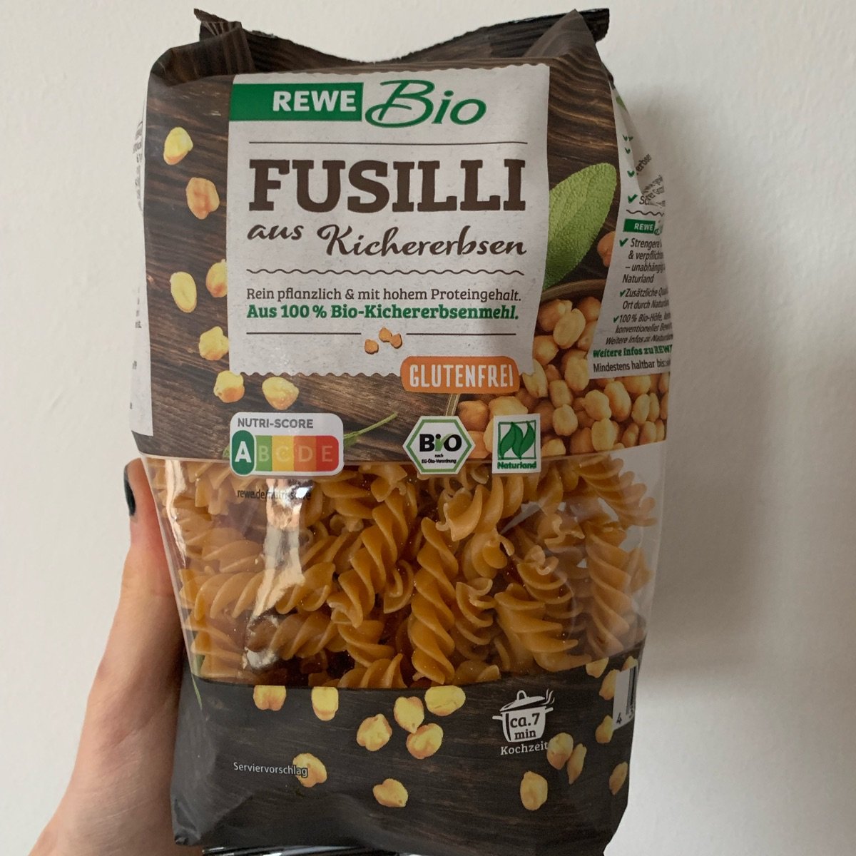 Fusilli aus Kichererbsen from Rewe Bio - Vegan Product Reviews ...