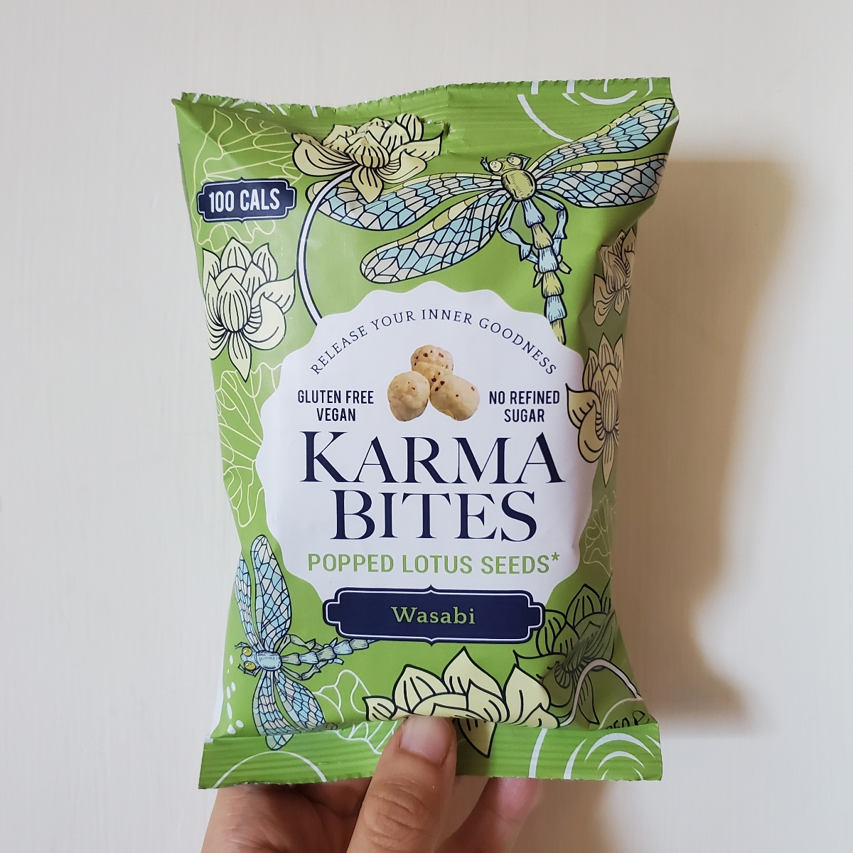 Popped Lotus Seed - Wasabi from Karma Bites - Vegan Product Reviews ...