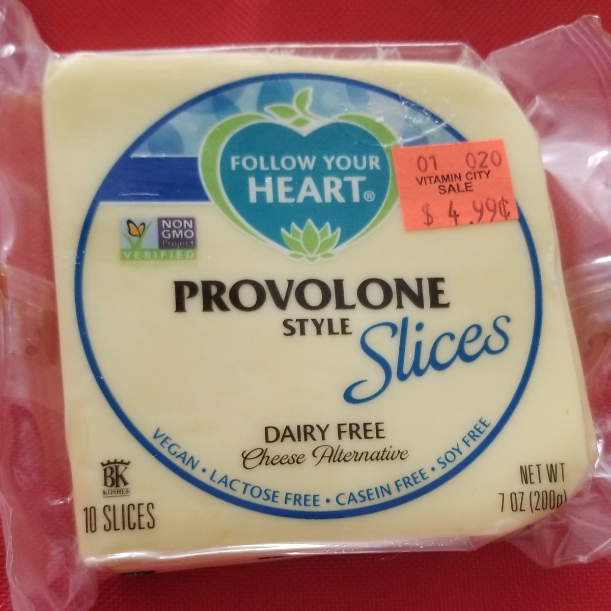 Provolone Slices Cheese from Follow Your Heart - Vegan Product Reviews ...