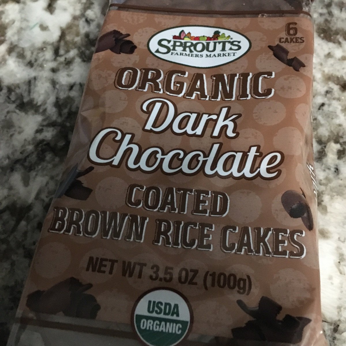 Organic dark chocolate brown rice patties from Sprouts Farmers Market ...