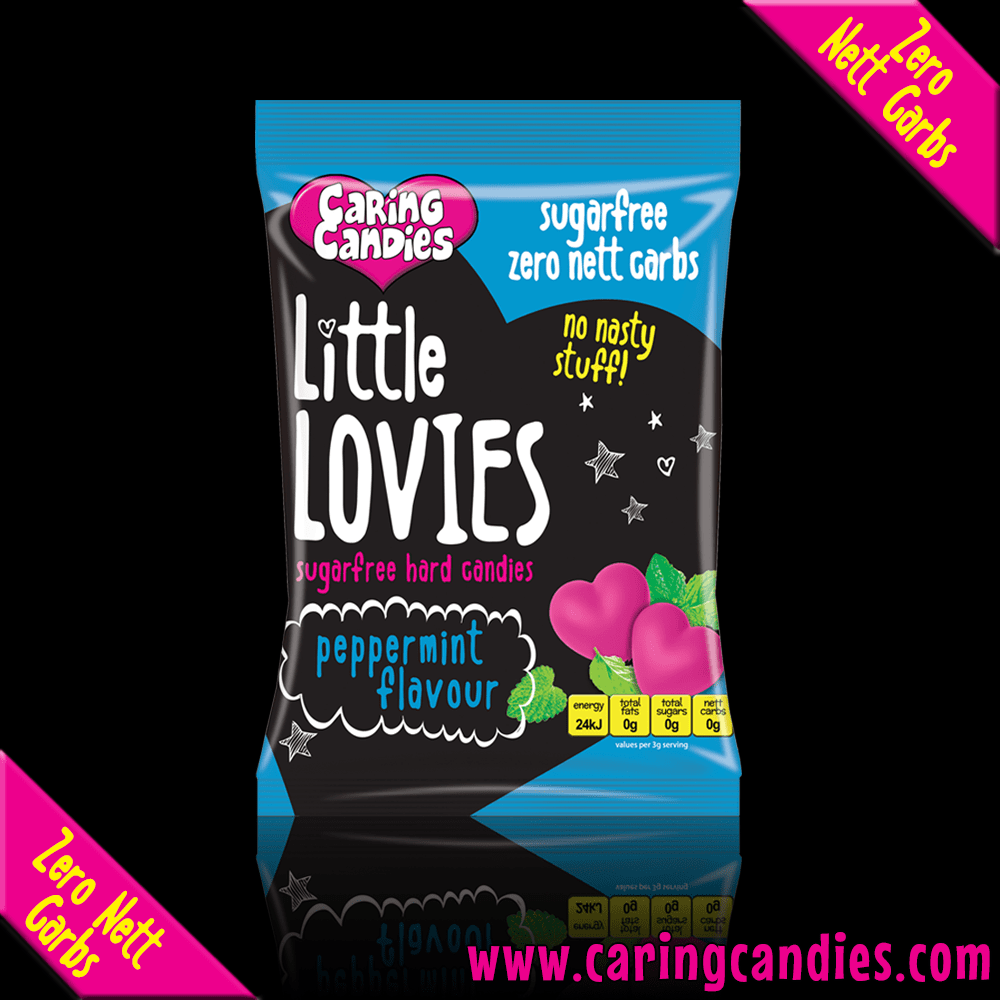 Caring Candies Sugar free Peppermint Flavoured Little Lovies Sweets ...