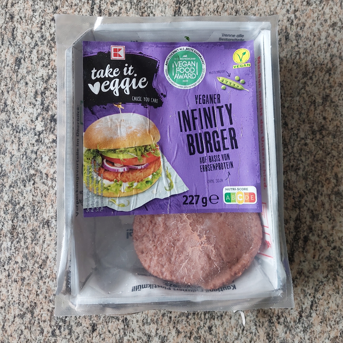 Veganer Infinity Burger from Kaufland Take it Veggie - Vegan Product ...