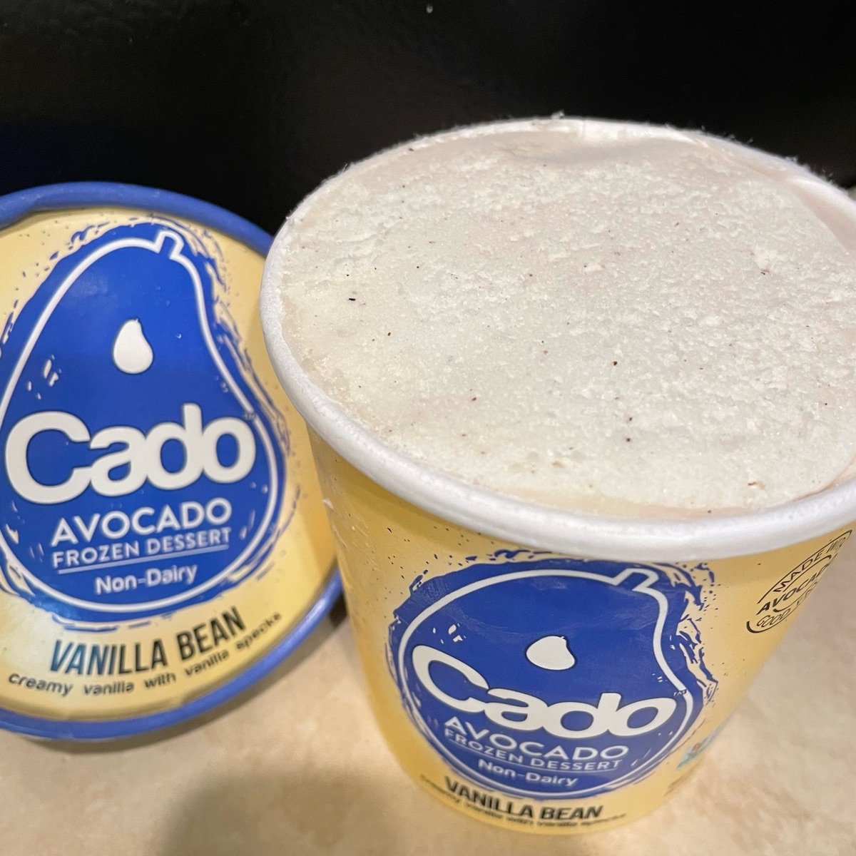 Cado Vanilla Bean Ice Cream from Cado Avocado Ice Cream - Vegan Product ...