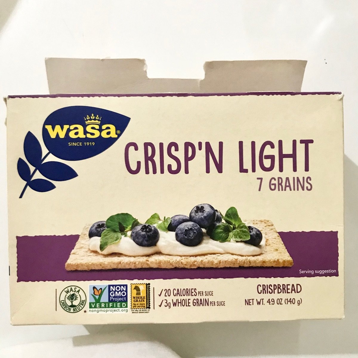 Crisp’n Light 7 Grains from Wasa - Vegan Product Reviews & Ratings ...