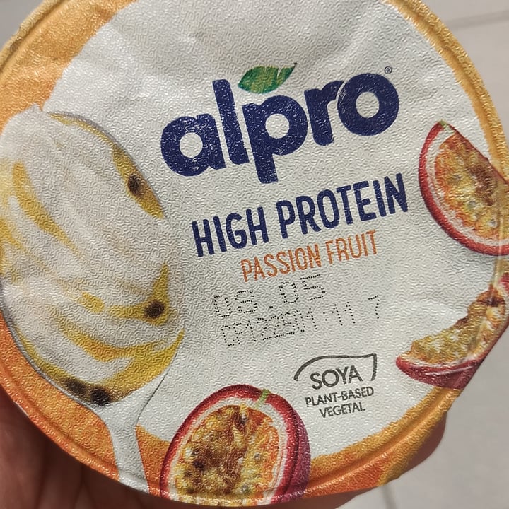 Alpro Greek Style High Protein Passion Fruit Yoghurt Review | abillion