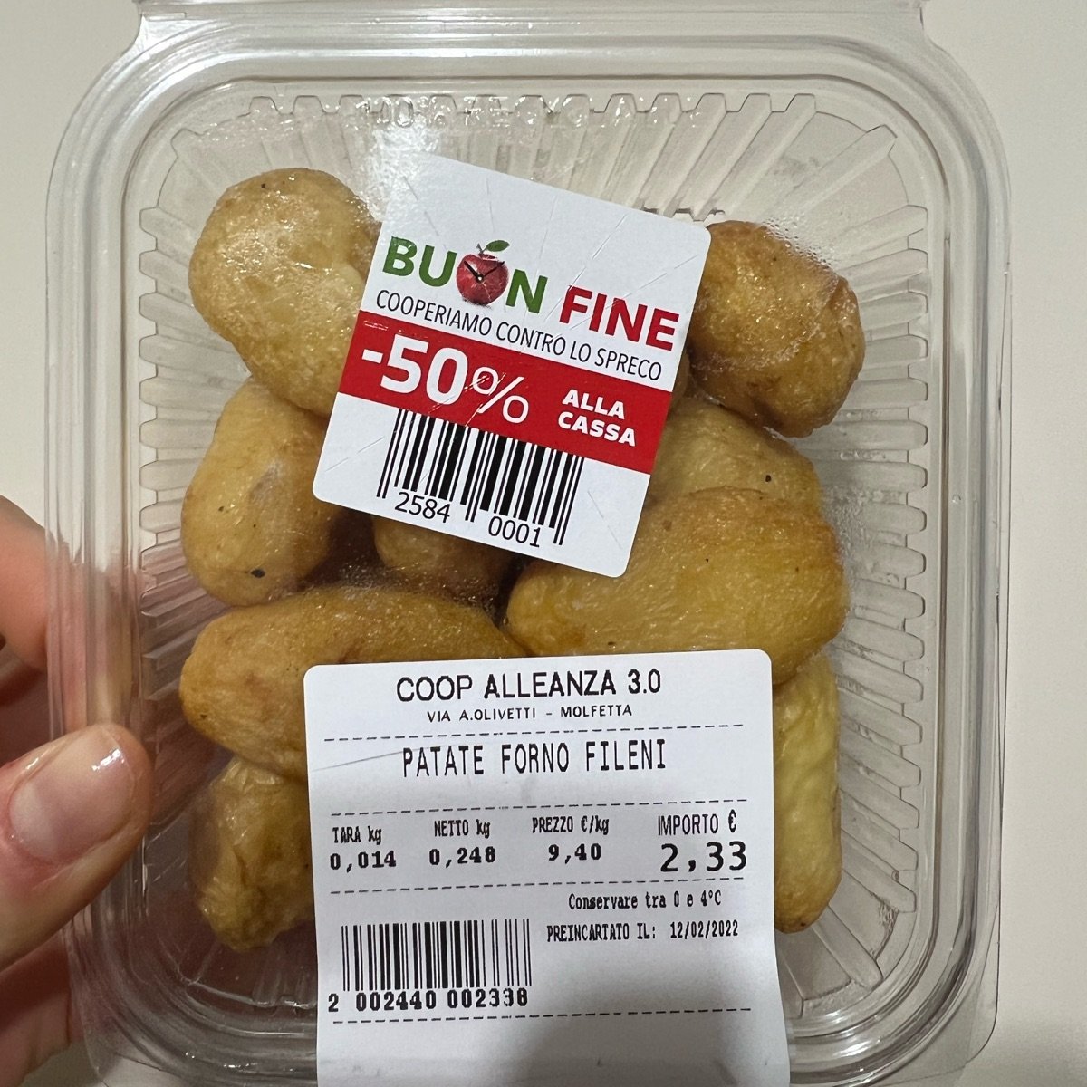 Patate al forno fileni from Coop - Vegan Product Reviews & Ratings ...
