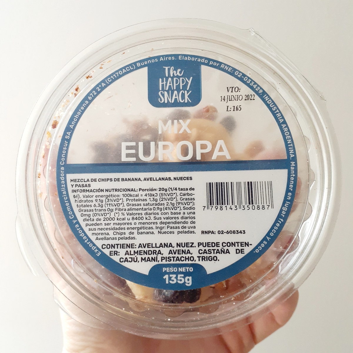 Mix europa from The Happy Snack - Vegan Product Reviews & Ratings ...