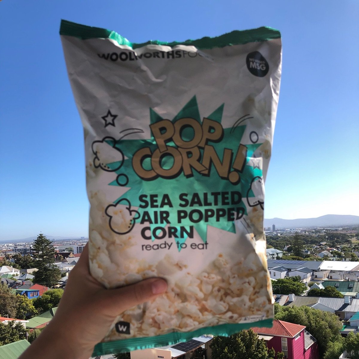 Sea Salt Air Popped Popcorn from Woolworths Food - Vegan Product ...