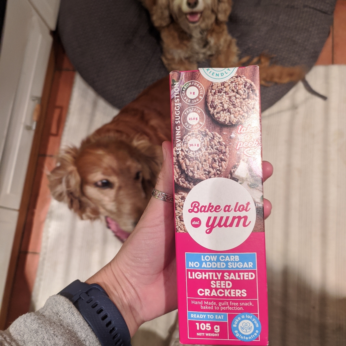 Bake a lot.yum Lightly salted seed crackers Reviews | abillion