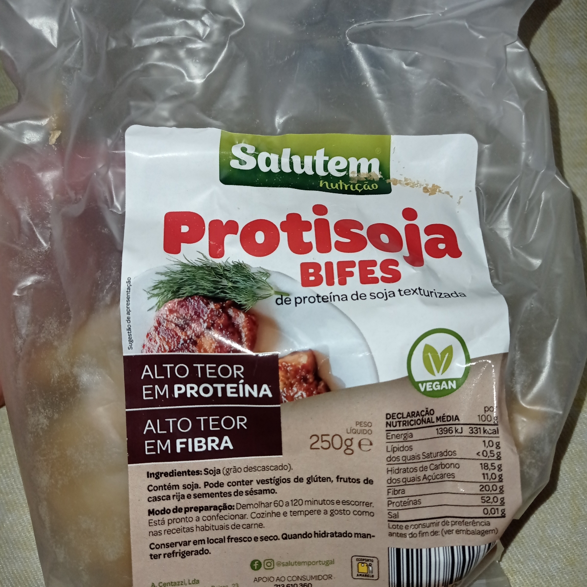 bifes de soja from Salutem - Vegan Product Reviews & Ratings | abillion