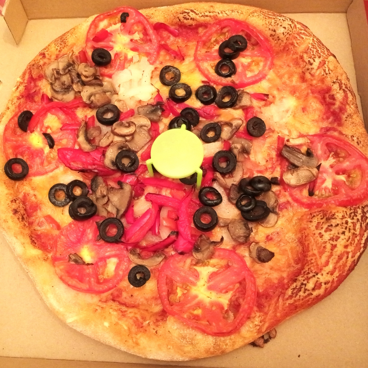 Pizza Campesina Vegui at Telepizza, Valencia - Vegan Dish Reviews ...