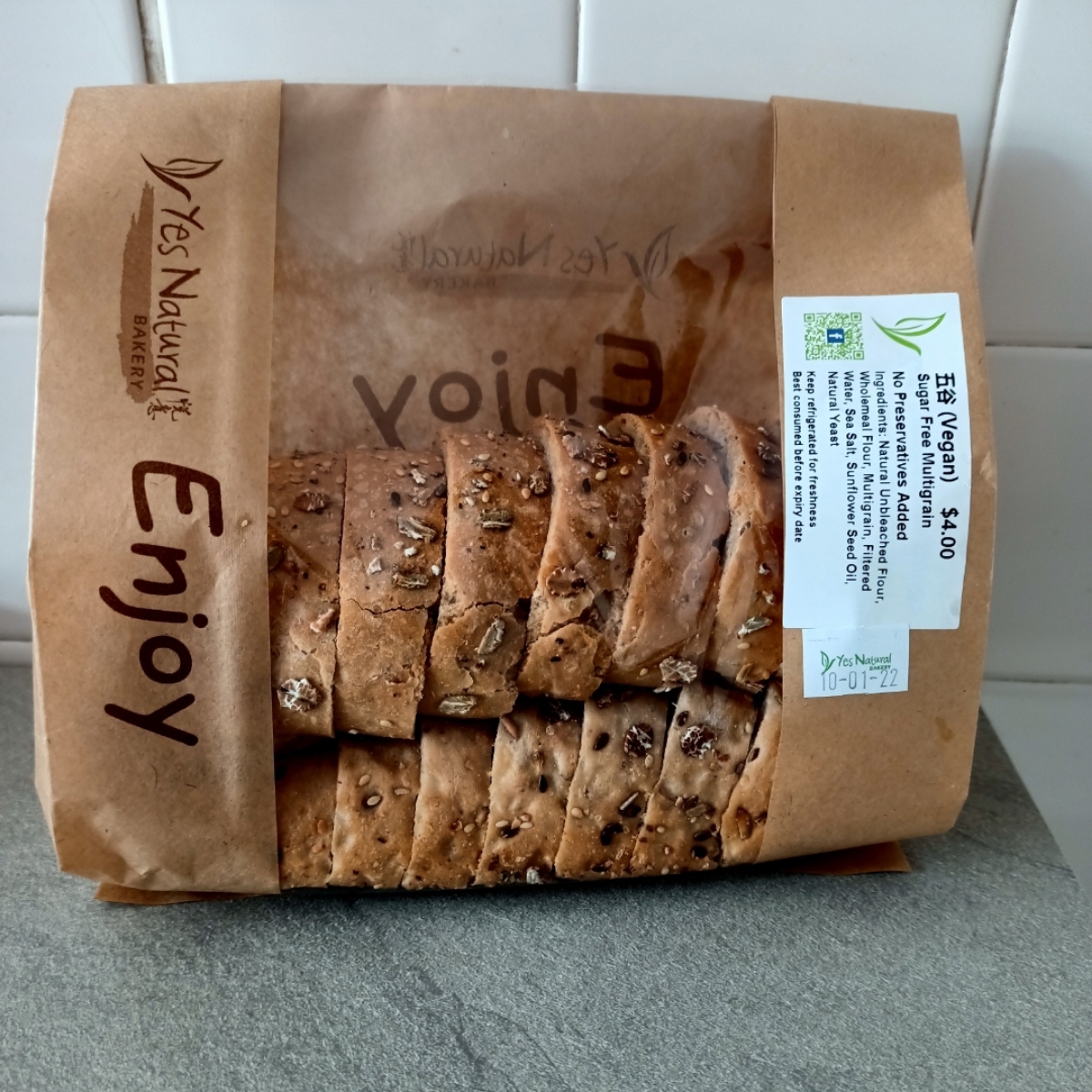 Sugar-free multigrain from YES Natural - Vegan Product Reviews ...