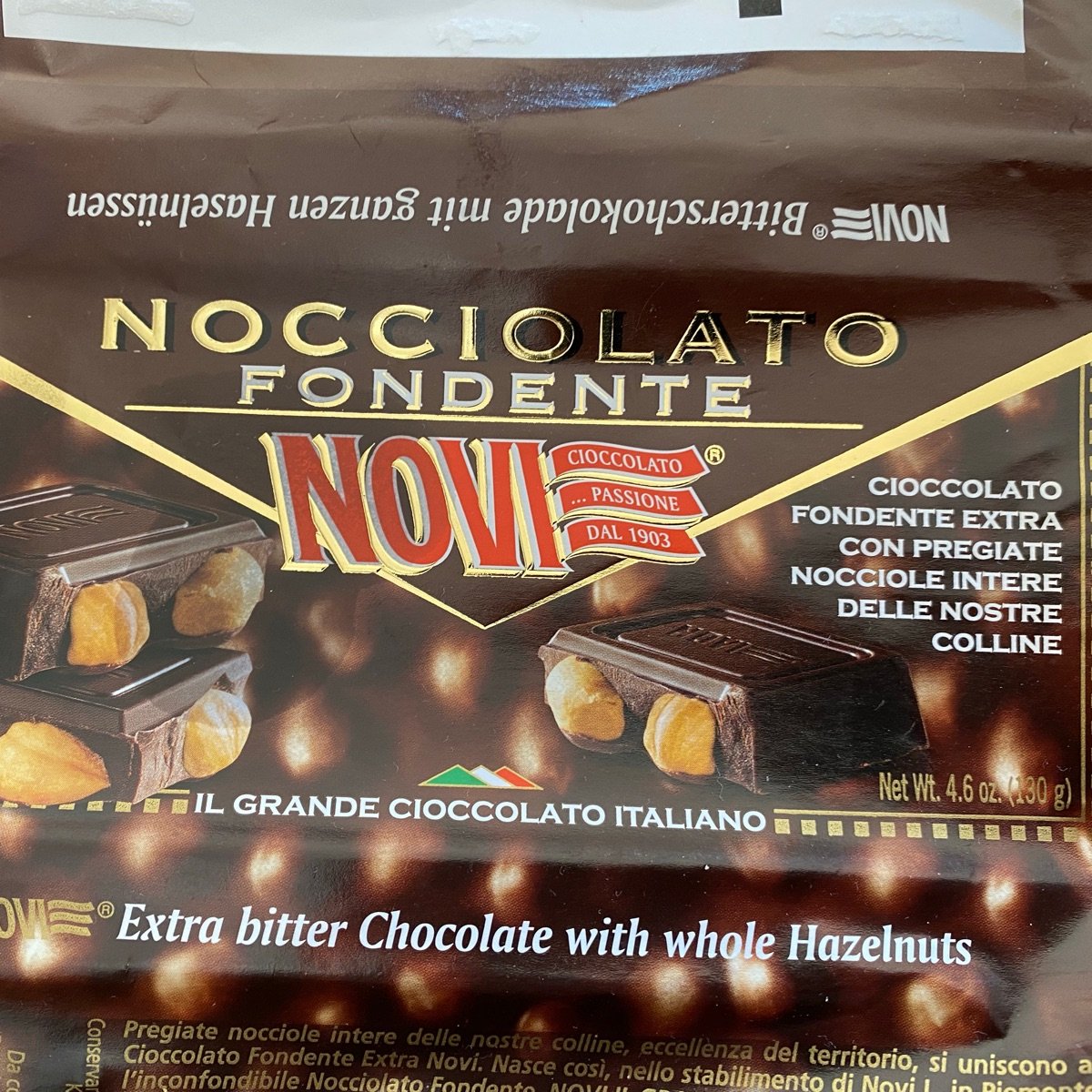Novi Cioccolato fondente extra con nocciole intere Reviews | abillion