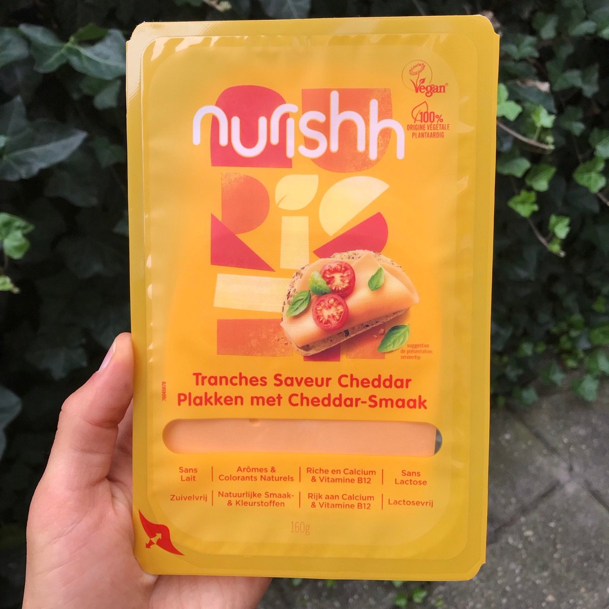 Cheddar Slices from Nurishh - Vegan Product Reviews & Ratings | abillion