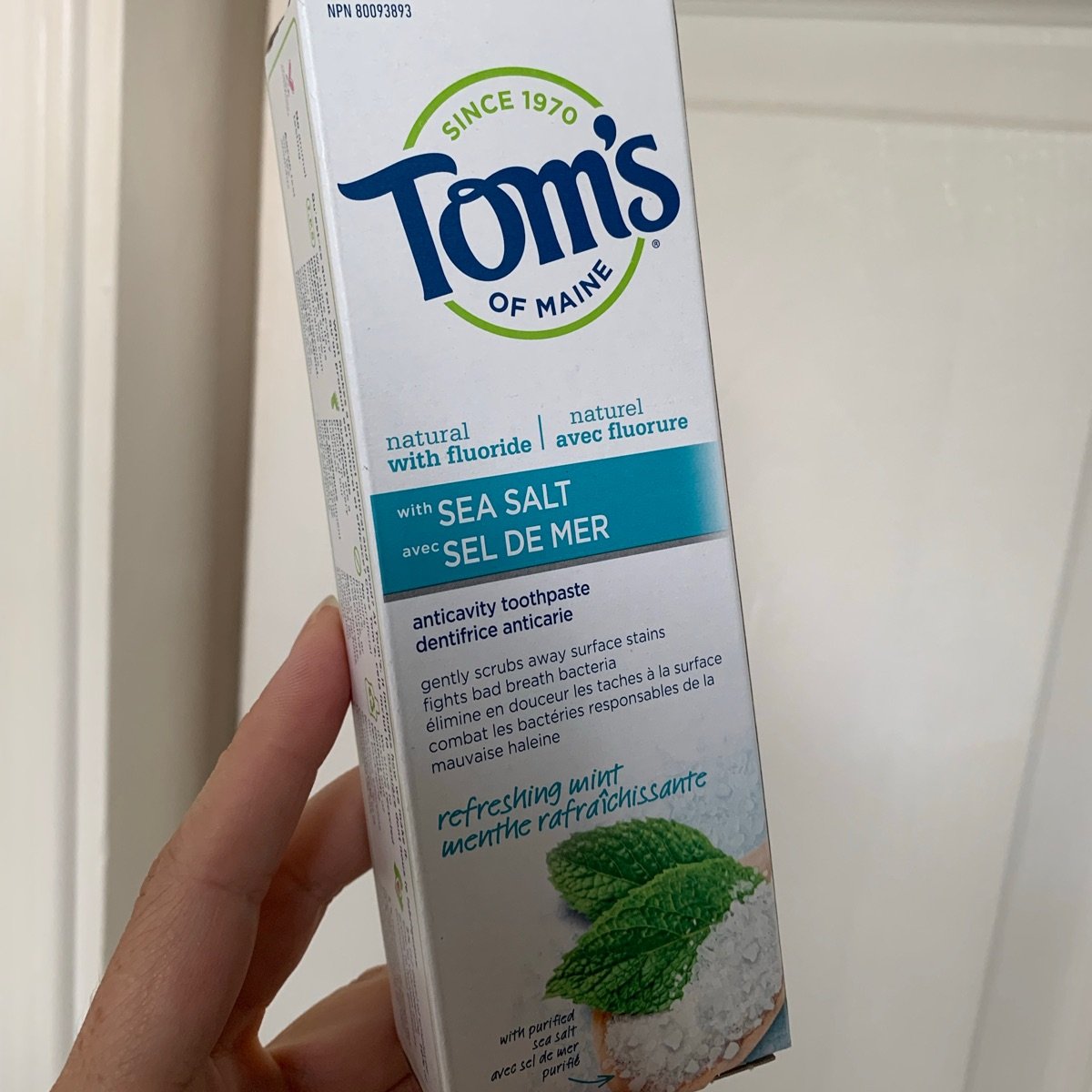 Sea Salt Anyi Cavity Toothpaste from Tom's of Maine - Vegan Product ...