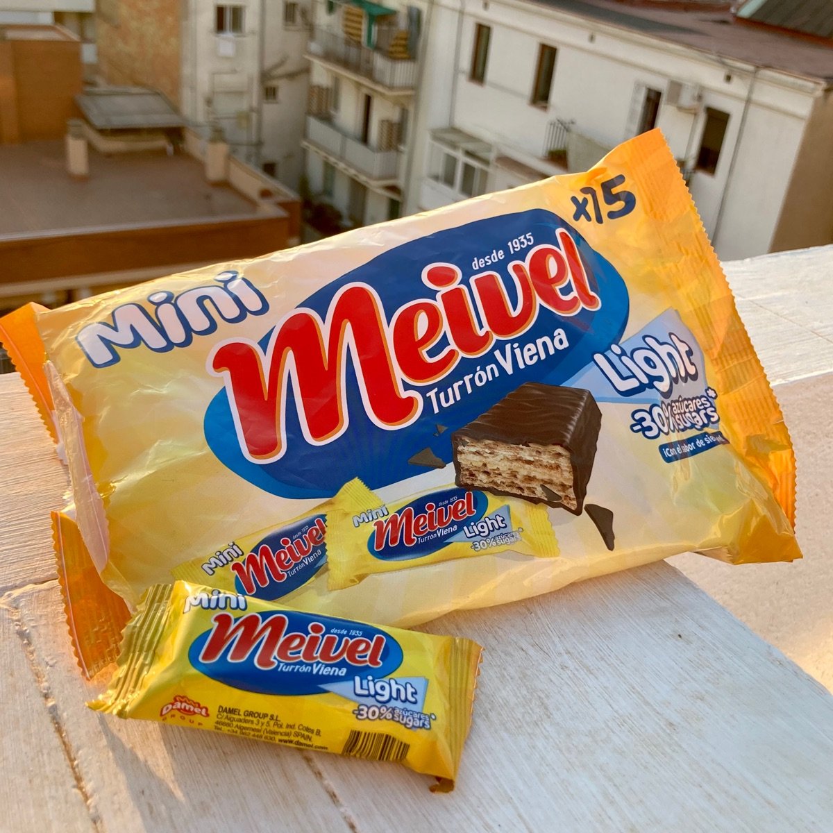 Mini Turrón Viena Meivel Light from Damel - Vegan Product Reviews ...