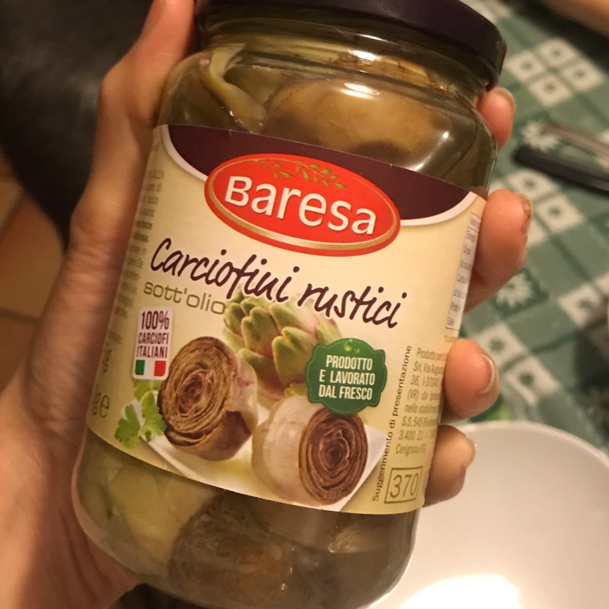 Carciofini Rustici from Baresa - Vegan Product Reviews & Ratings | abillion