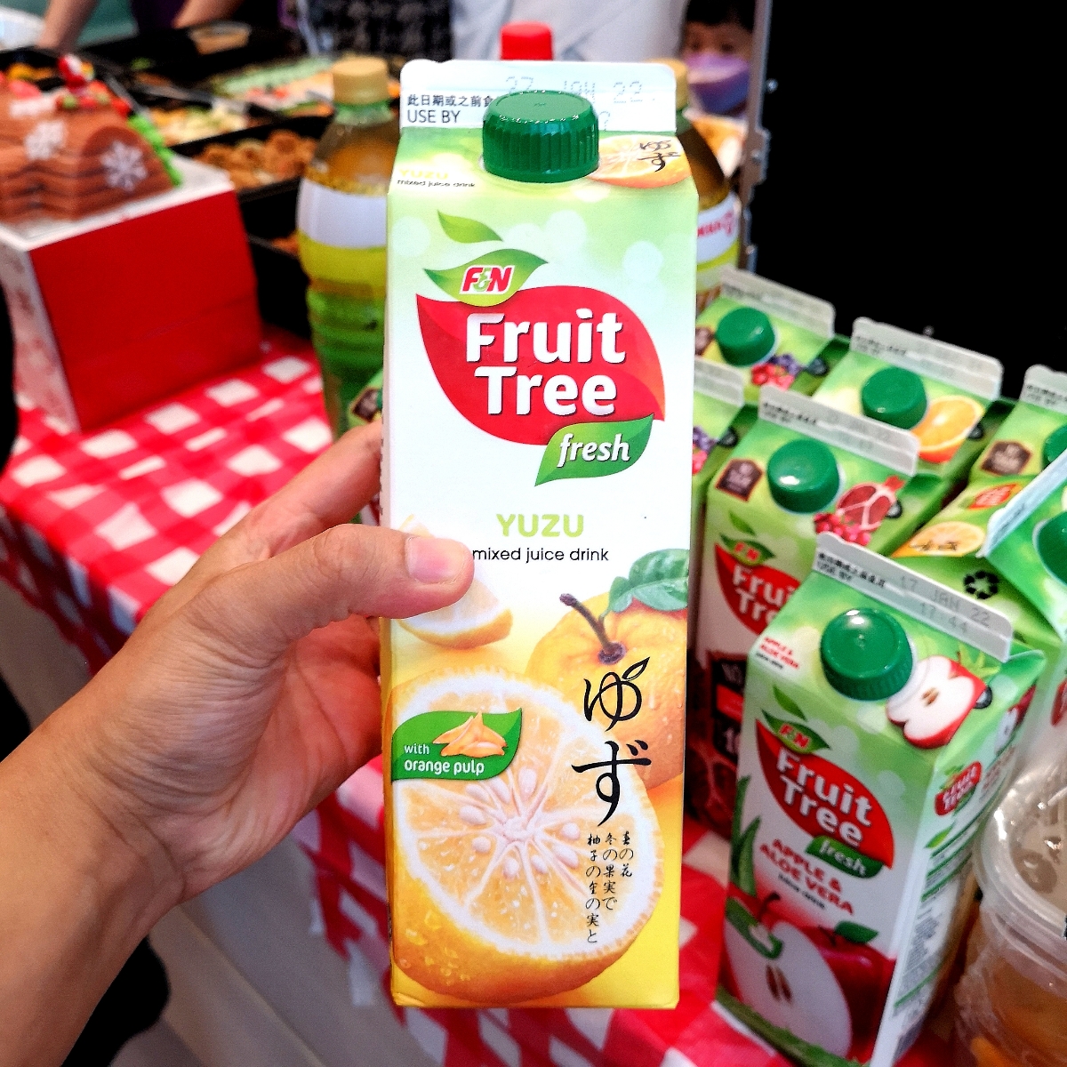 Yuzu Mixed Juice Drink from F&N Fruit Tree Fresh - Vegan Product ...