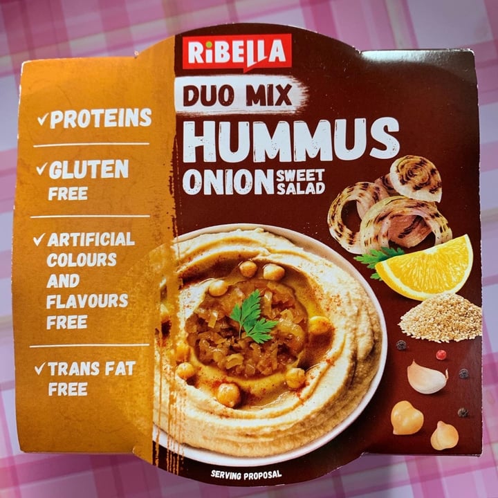 Ribella Hummus Duo Mix Onion Sweet Salad Review | abillion