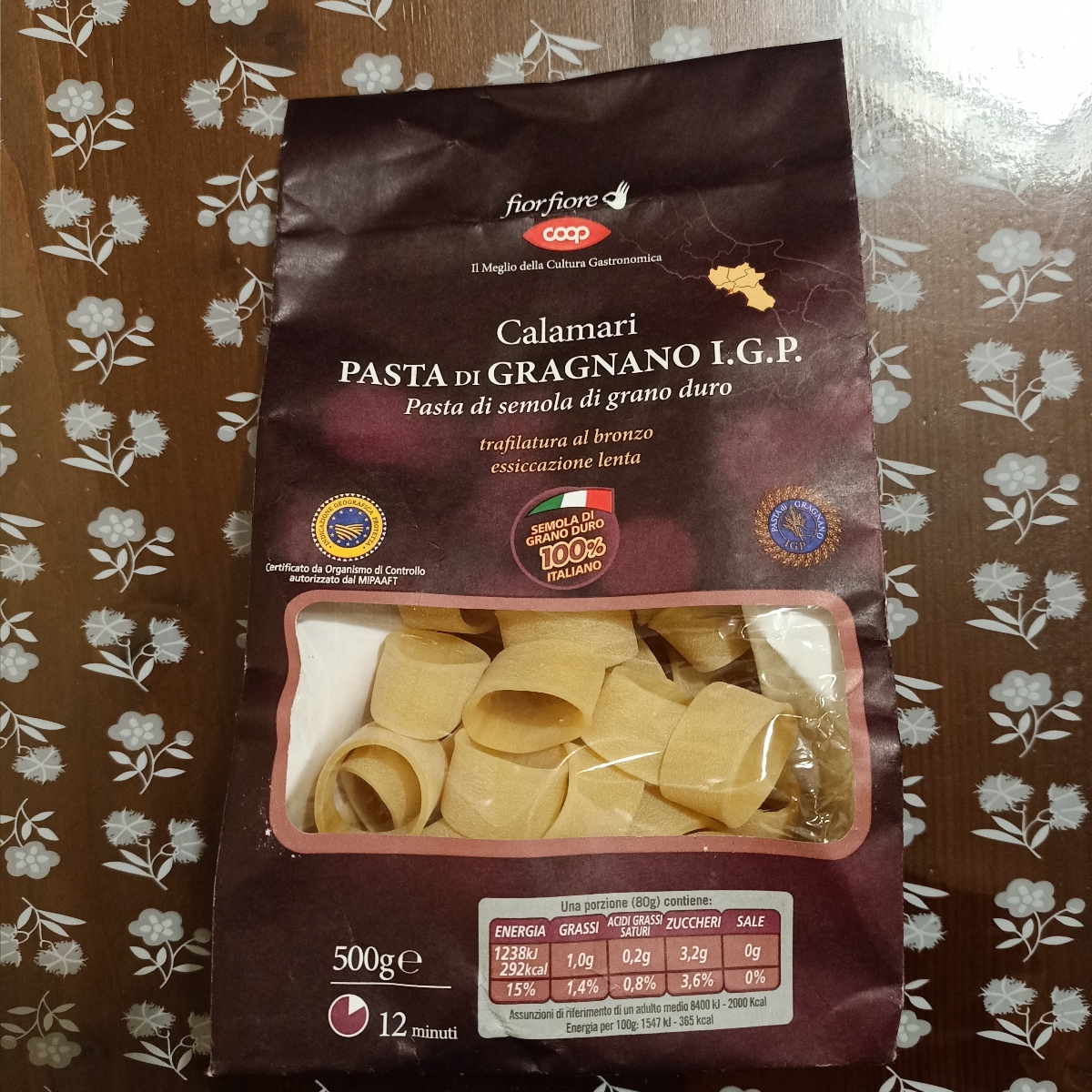 Calamari Pasta di Gragnano I.G.P from Fior Fiore Coop - Vegan Product ...