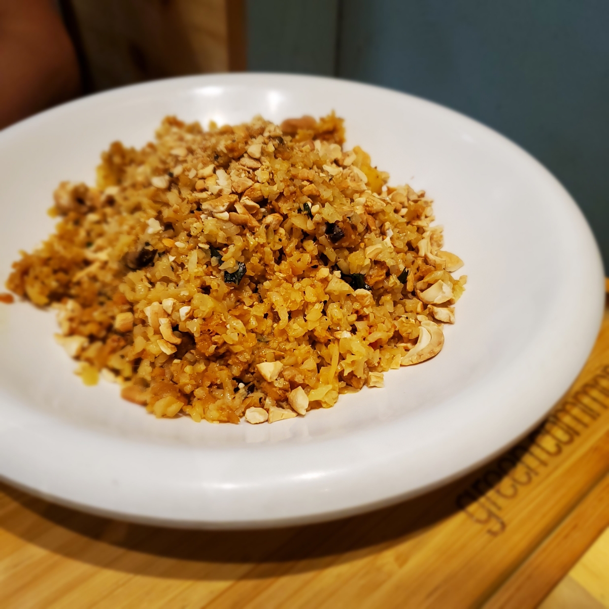 Cauliflower Fried Rice at Green Common The FOREST, Sham Shui Po - Vegan ...