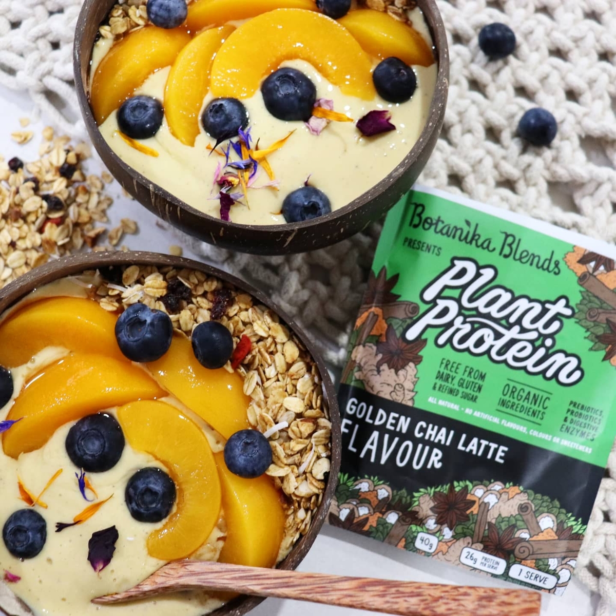 Botanika Blends Golden Chai Latte Plant Protein from Botanika Blends ...