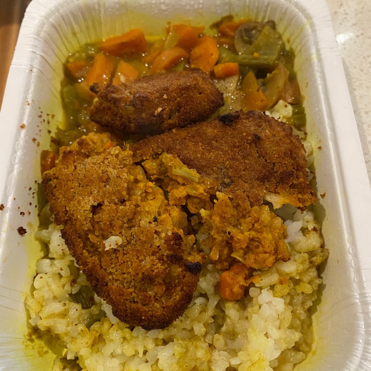 Katsu Curry With Curried Schnitzel And Sushi Rice from Syndian - Vegan ...