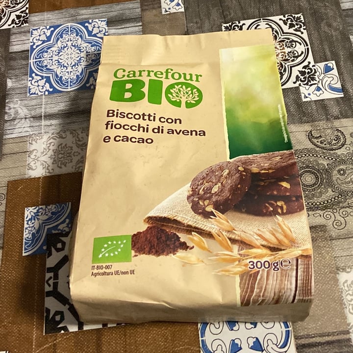 Carrefour Bio Biscotti Fiocchi Avena e Cacao Review | abillion