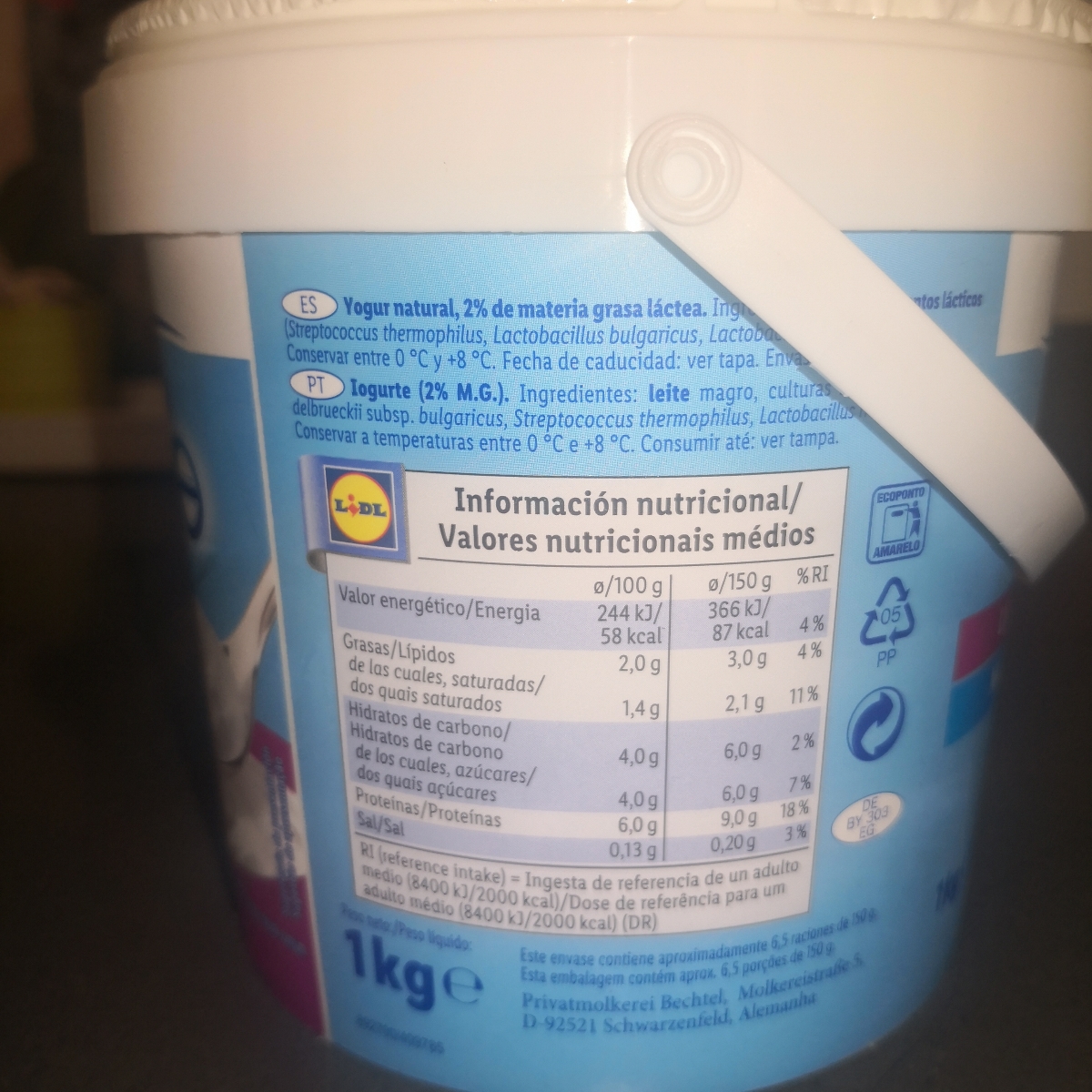 Yogurt Griego Natural from Milbona - Vegan Product Reviews & Ratings ...