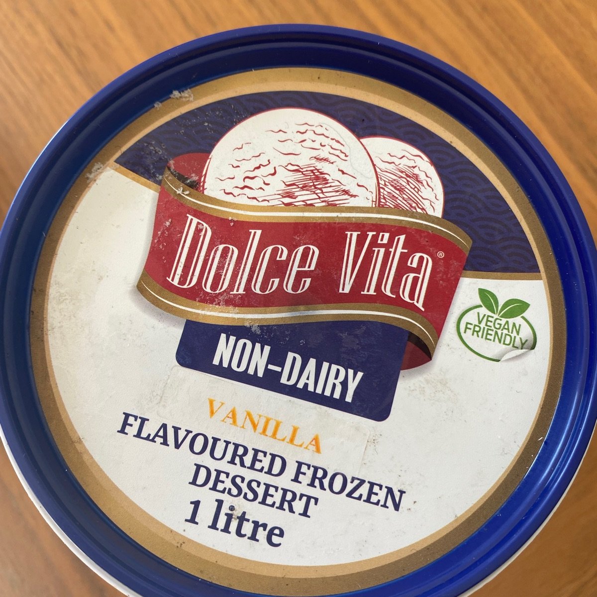 Non diary vanilla flavoured frozen dessert from Dolce Vita - Vegan ...