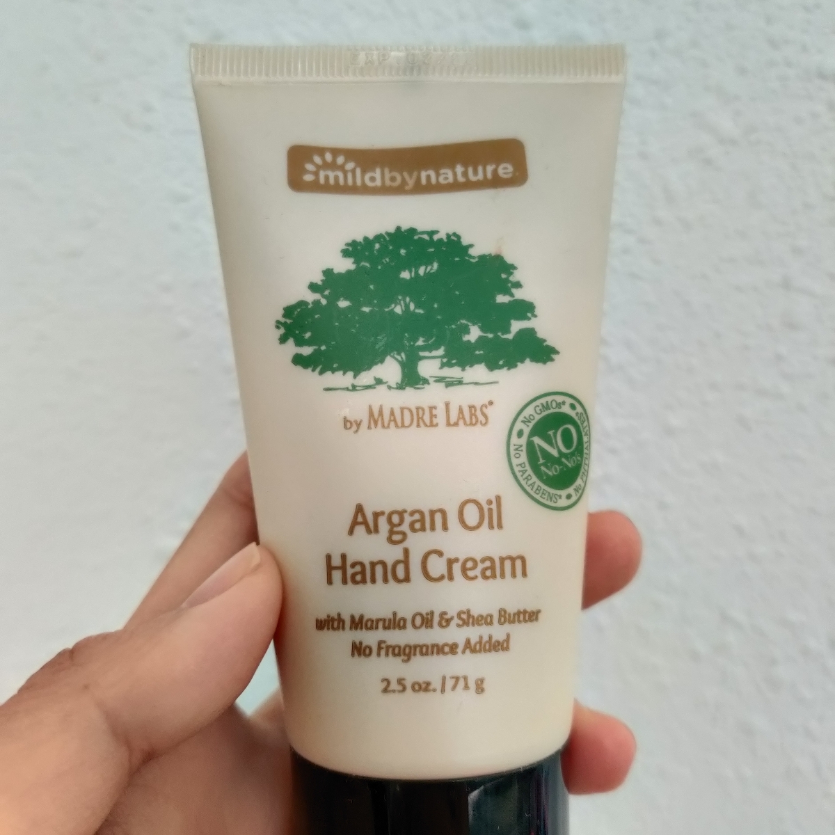 Argan oil hand cream from Mild by Nature - Vegan Product Reviews ...
