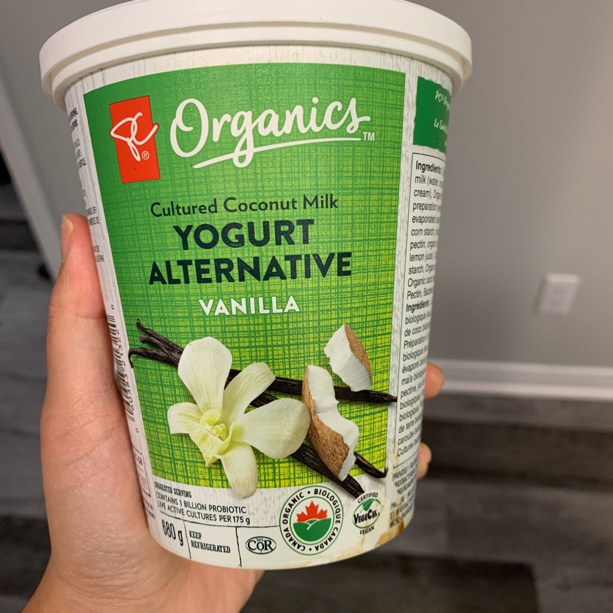 Organic Coconut Vanilla Yogurt from President's Choice - Vegan Product ...