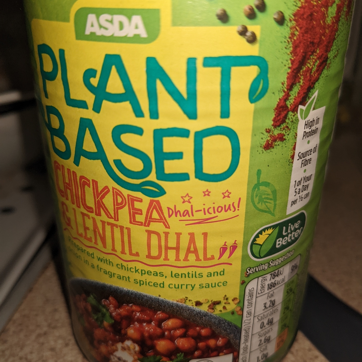 Lentil and Chickpea Dahl from Asda Plant Based - Vegan Product Reviews ...