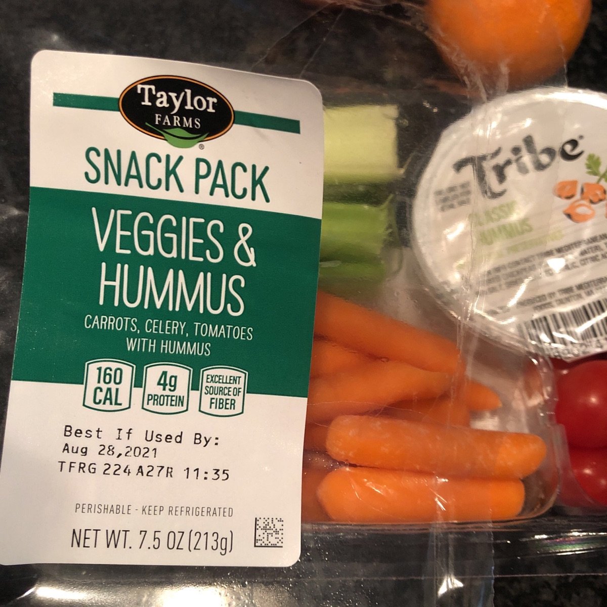 Veggie & Hummus Snack Pack from Taylor Farms - Vegan Product Reviews ...