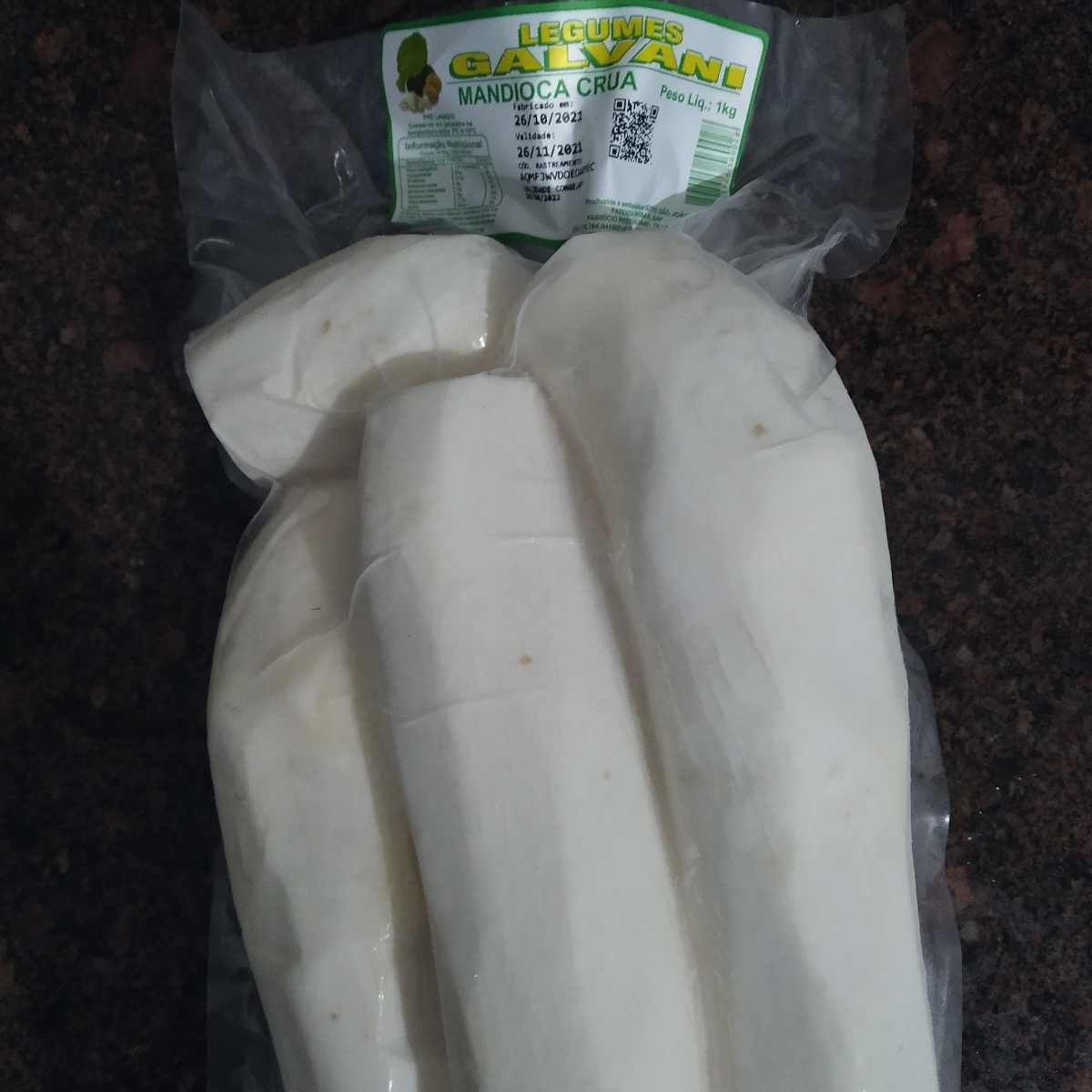 Mandioca Crua from Legumes Galvani - Vegan Product Reviews & Ratings ...