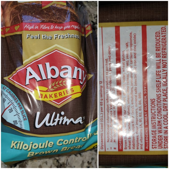 Albany Bakeries Kilojoule controlled bread Review | abillion