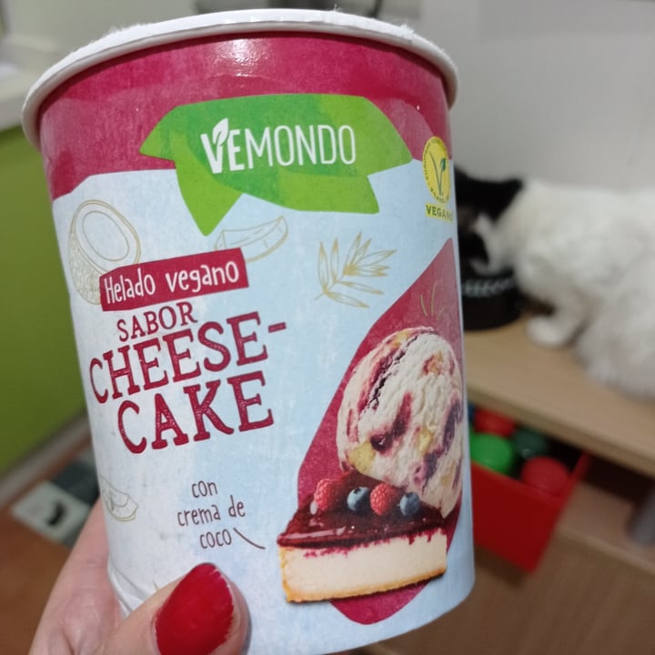 Vemondo Helado Vegano sabor Cheese-Cake Review | abillion