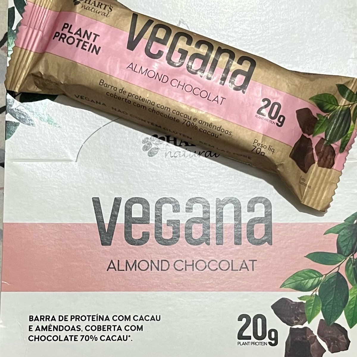 Vegana plant protein chocolate almond from Hart's Natural - Vegan ...