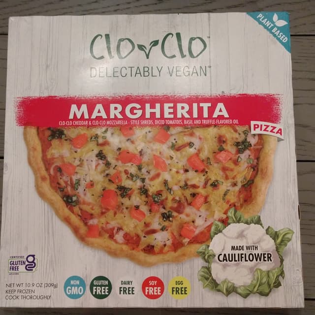 Margherita Pizza from Clo Clo - Vegan Product Reviews & Ratings | abillion